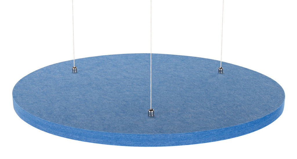 Circular Acoustic Ceiling Cloud by UPLIFT Desk