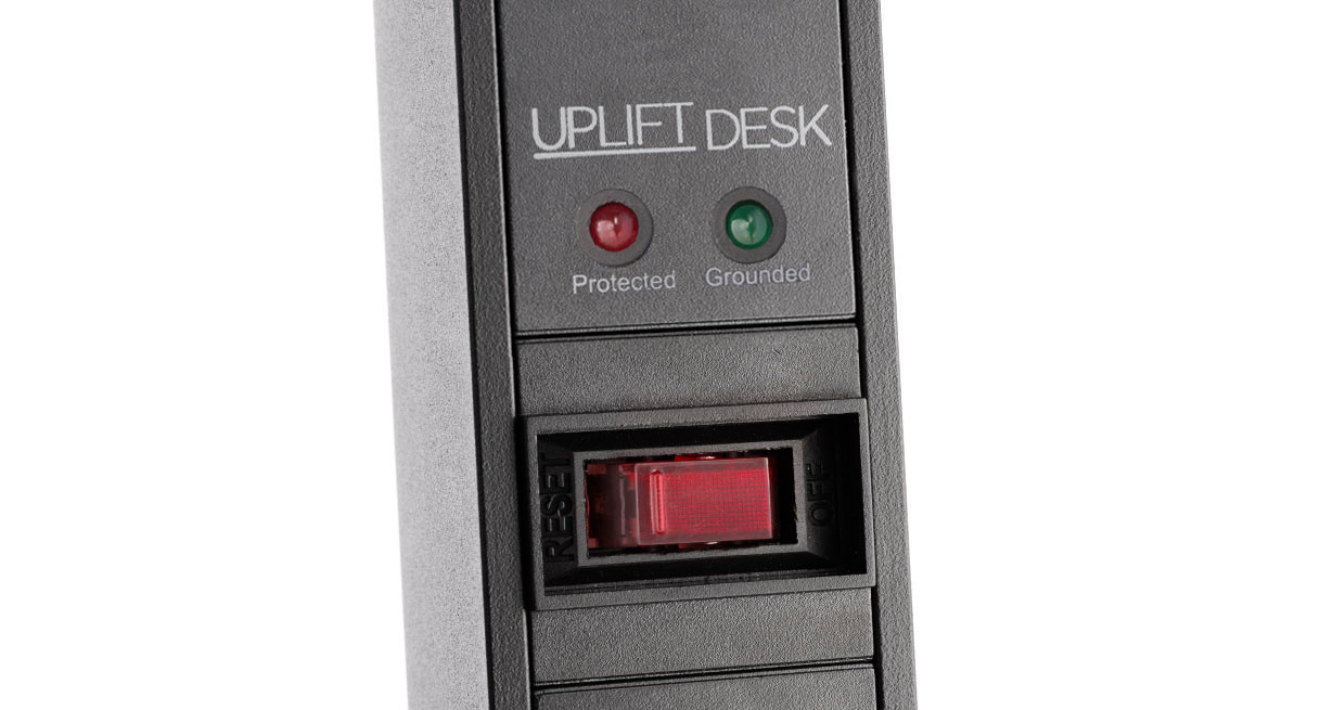 8-Outlet Mountable Surge Protector | UPLIFT Desk