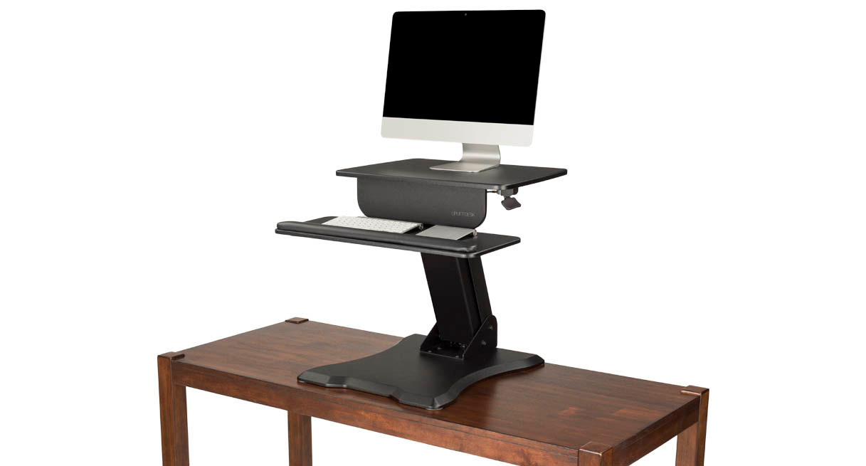 Riser or Clamp Standing Desk Converter by UPLIFT Desk