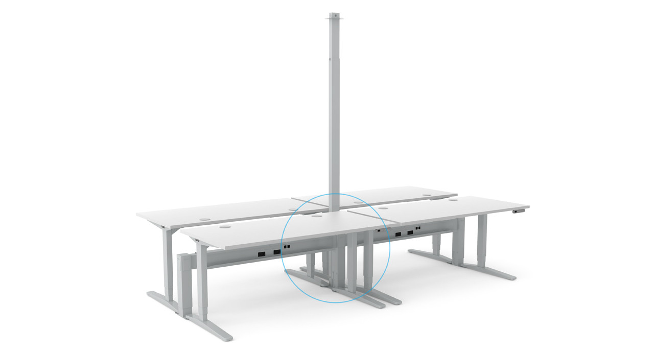 Power & Data Pole | UPLIFT Desk