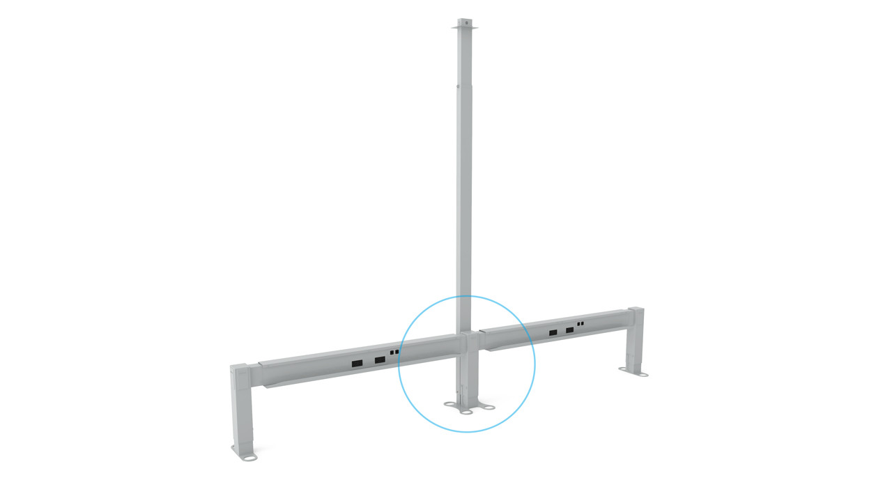 Power & Data Pole | UPLIFT Desk
