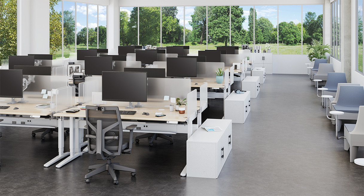 Power & Data Pole | UPLIFT Desk