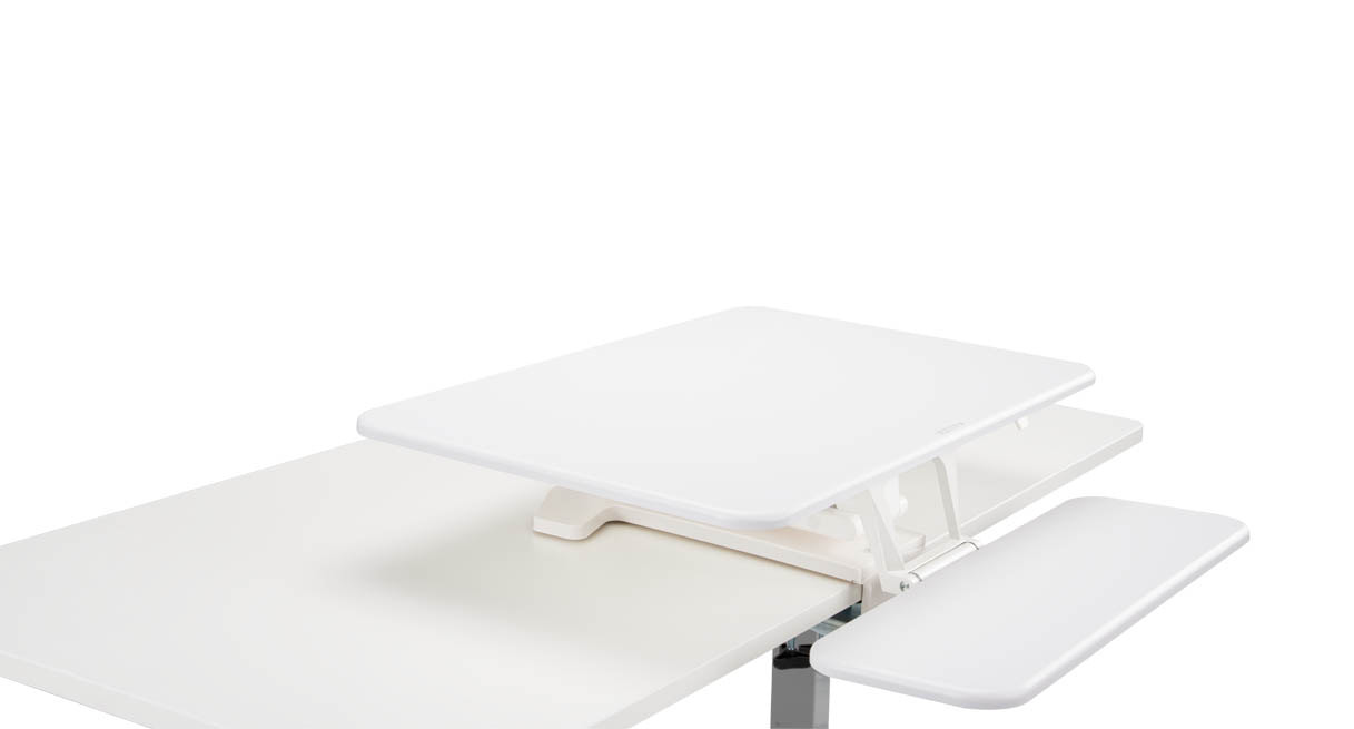 Front Clamp Standing Desk Converter by UPLIFT Desk