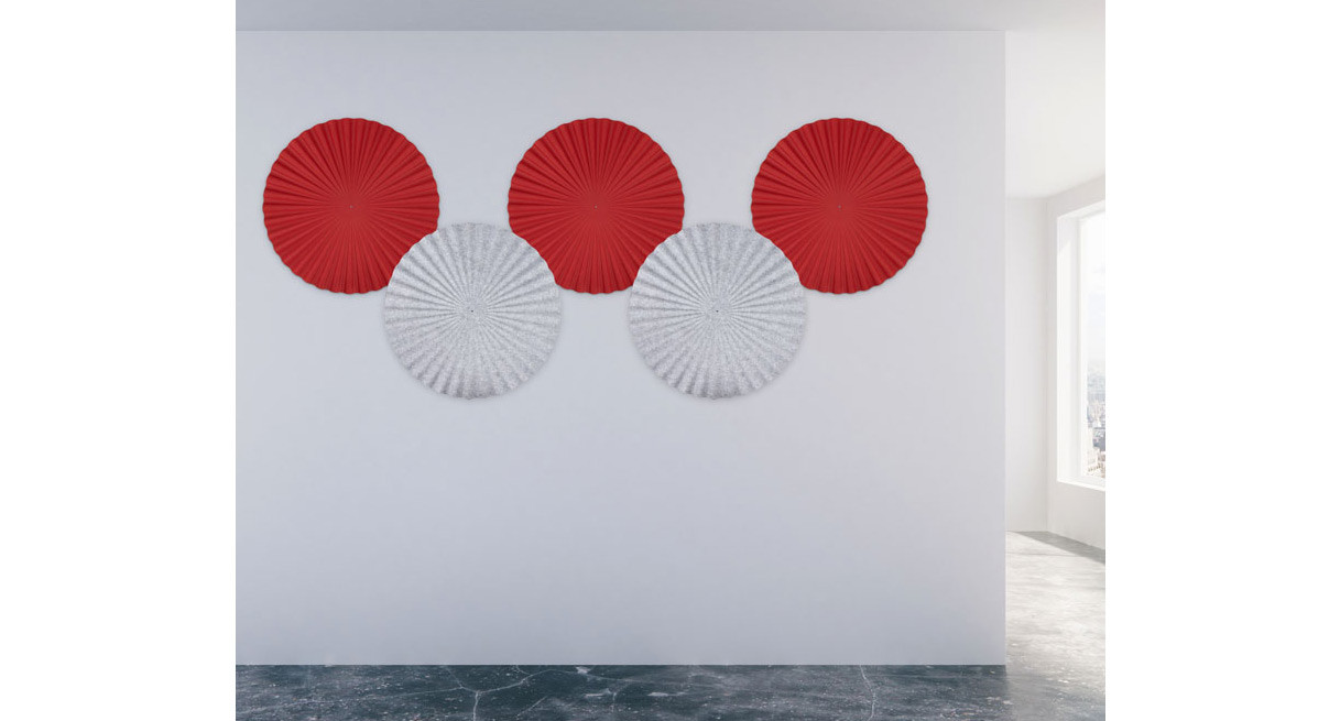 3D Fan Acoustic Wall Panel by UPLIFT Desk