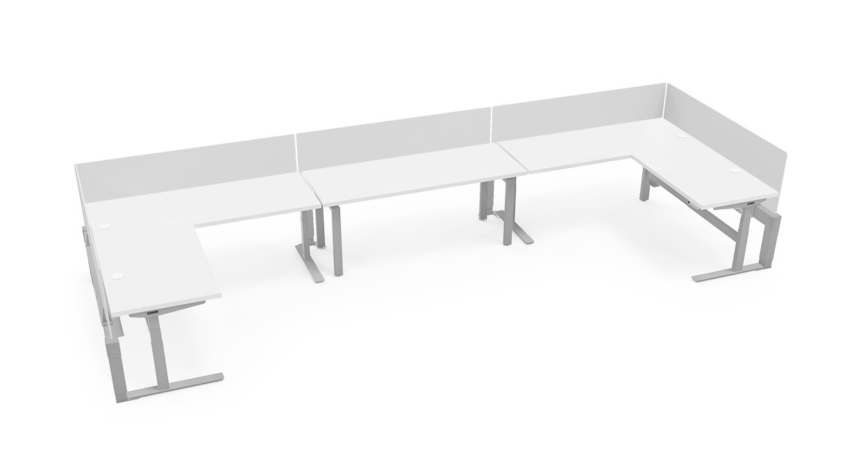 Power & Data Rail C-Shape | UPLIFT Desk