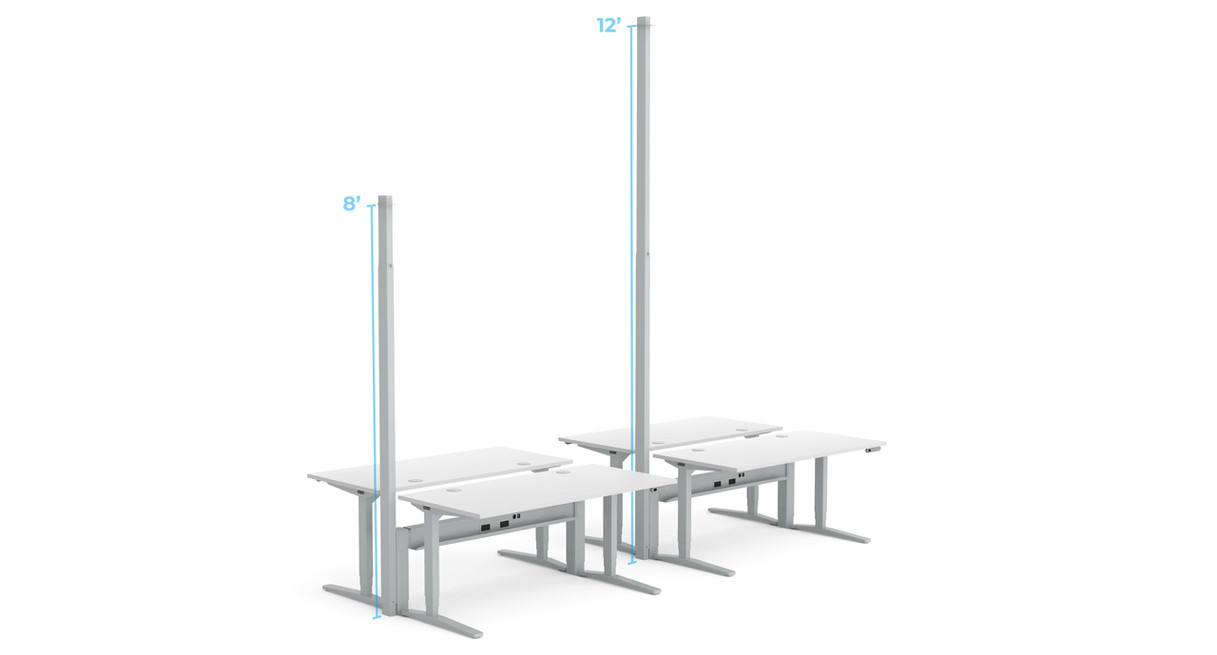 Power & Data Pole | UPLIFT Desk
