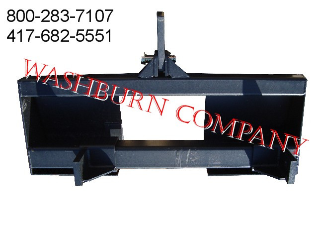 Skid steer Bobcat 3 point implement hitch adapter Heavy Duty