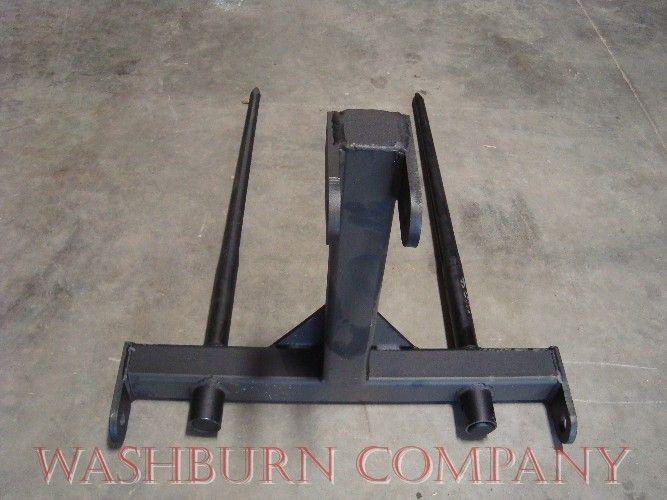 Hay Bale Mover Stacker 3 Point 2 Spear w/ 39" Hay Spikes