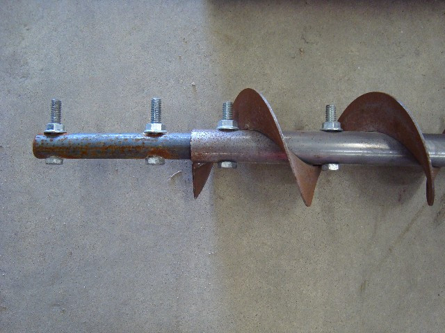 8" PORTABLE AUGER EXTENSION JETFLOW 15' LONG