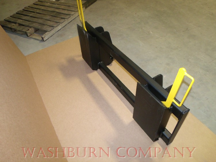 Quick Hitch Adapter Case 1835B Uniloader to Skid Steer Attachment