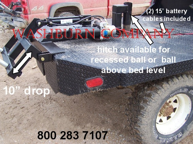 Pickup Truck 12 v Hydraulic Hay Bale Stacker Flatbed 10"Drop