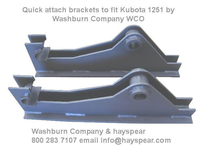 JCB Q Fit Bracket Pair