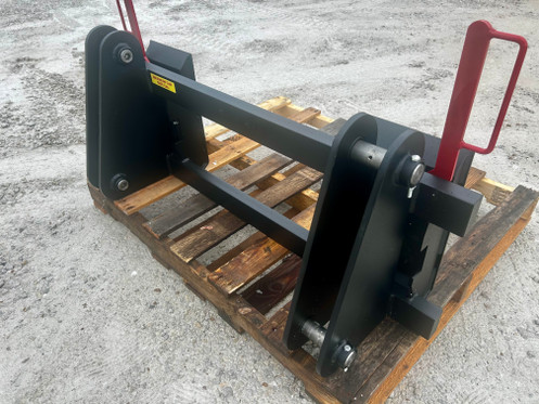 Quick Hitch Adapter Case 580 SUPER E to Skid Steer Attachment