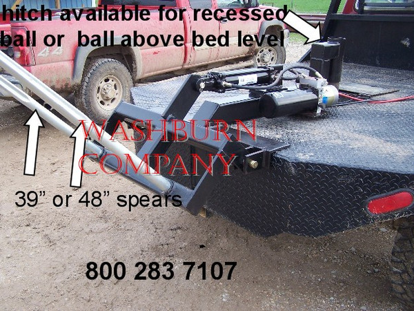 Pickup Truck 12 v Hydraulic Hay Bale Stacker Flatbed 10"Drop