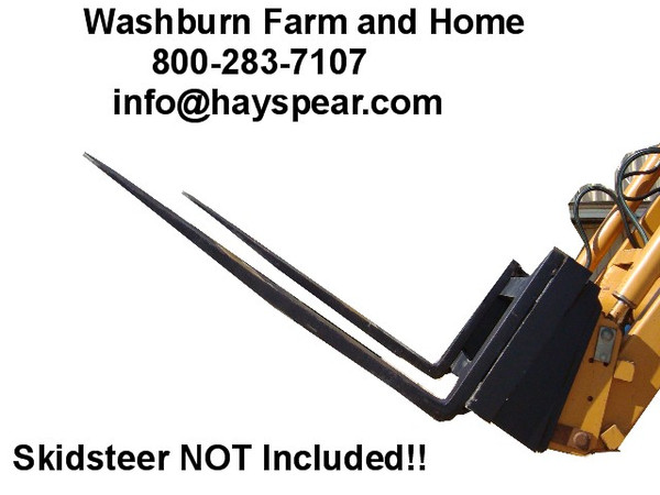 Class 2 Pallet Forks fit on skid steer plate 4000lb rating