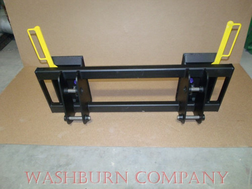 Quick Hitch Adapter Case 1835B Uniloader to Skid Steer Attachment