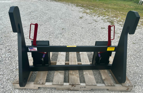 Case 580 Super N Quick Attach to Skidsteer