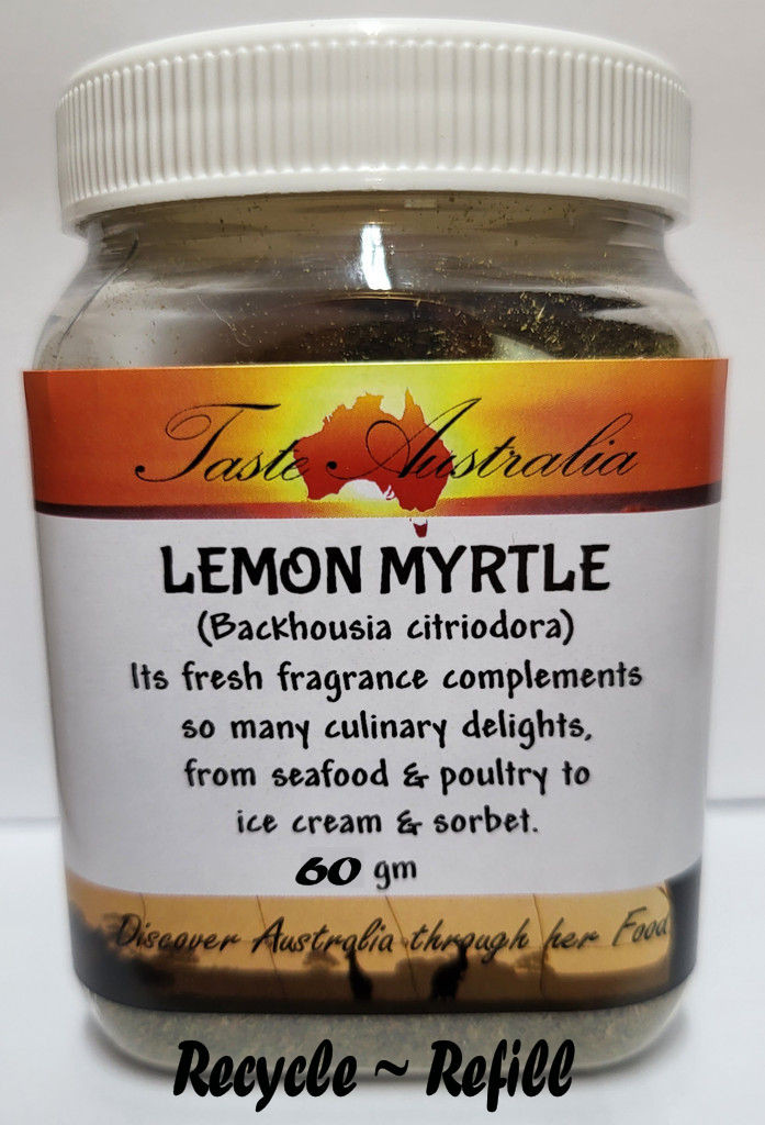Lemon Myrtle (Recycle & Refill) 60gm - Taste Australia Bush Food Shop