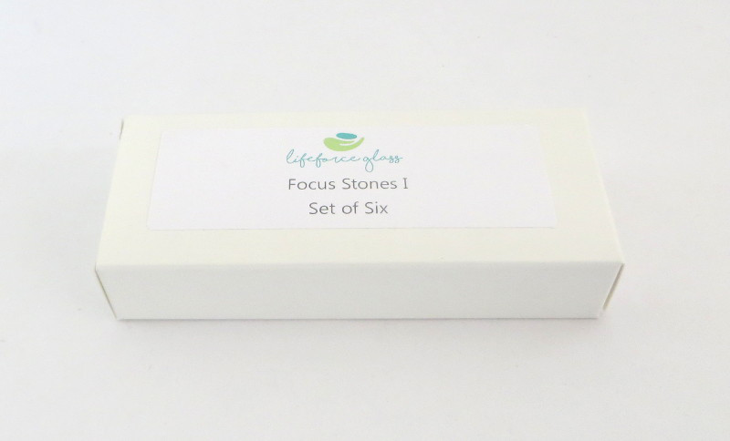 Focus Glass Stones I, Set of Six | Lifeforce Glass