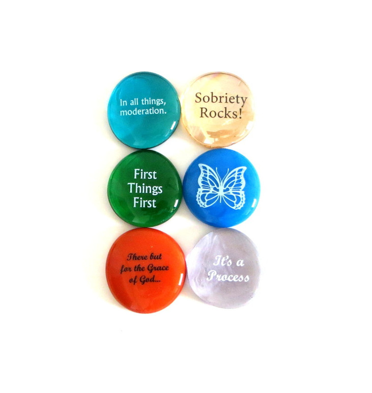 Glass Stones For Recovery, Set II | Lifeforce Glass