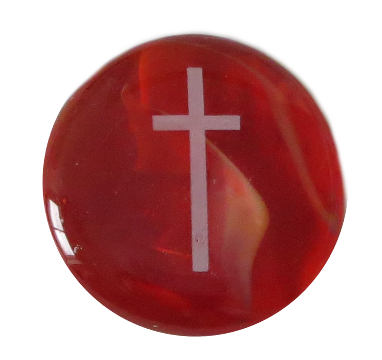 Wholesale Festival Glass Stones. Cross | Lifeforce Glass