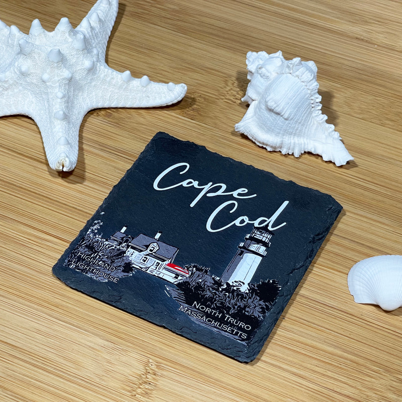 Cape Cod Slate Coasters - Lifeforce Glass, Inc.