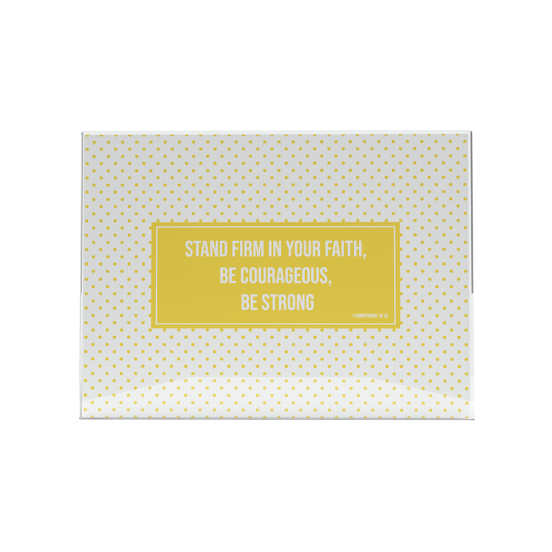 Modern Acrylic Scripture Magnets, Set of Six - Lifeforce Glass, Inc.