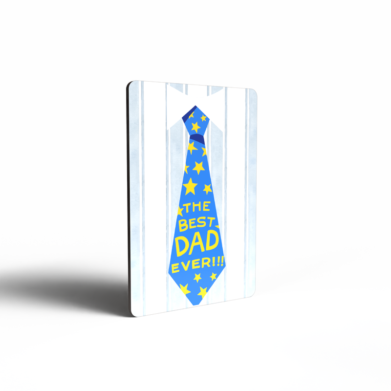 The Best Dad Ever Wooden Postcard – Lifeforce Glass
