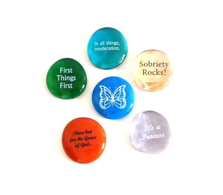 Glass Stones For Recovery, Set II | Lifeforce Glass