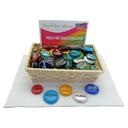 Connection Stones For Meditation. Inspiring | Lifeforce Glass