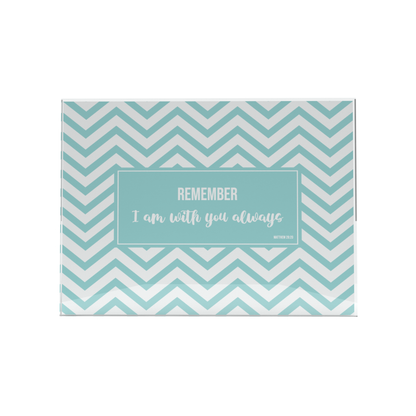 Modern Remember I Am With You Always, Acrylic Magnet - Lifeforce Glass ...