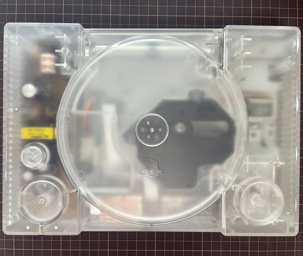 PlayStation 1 Replacement Shell (Transparent White)
