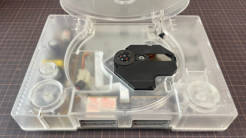 PlayStation 1 Replacement Shell (Transparent White)