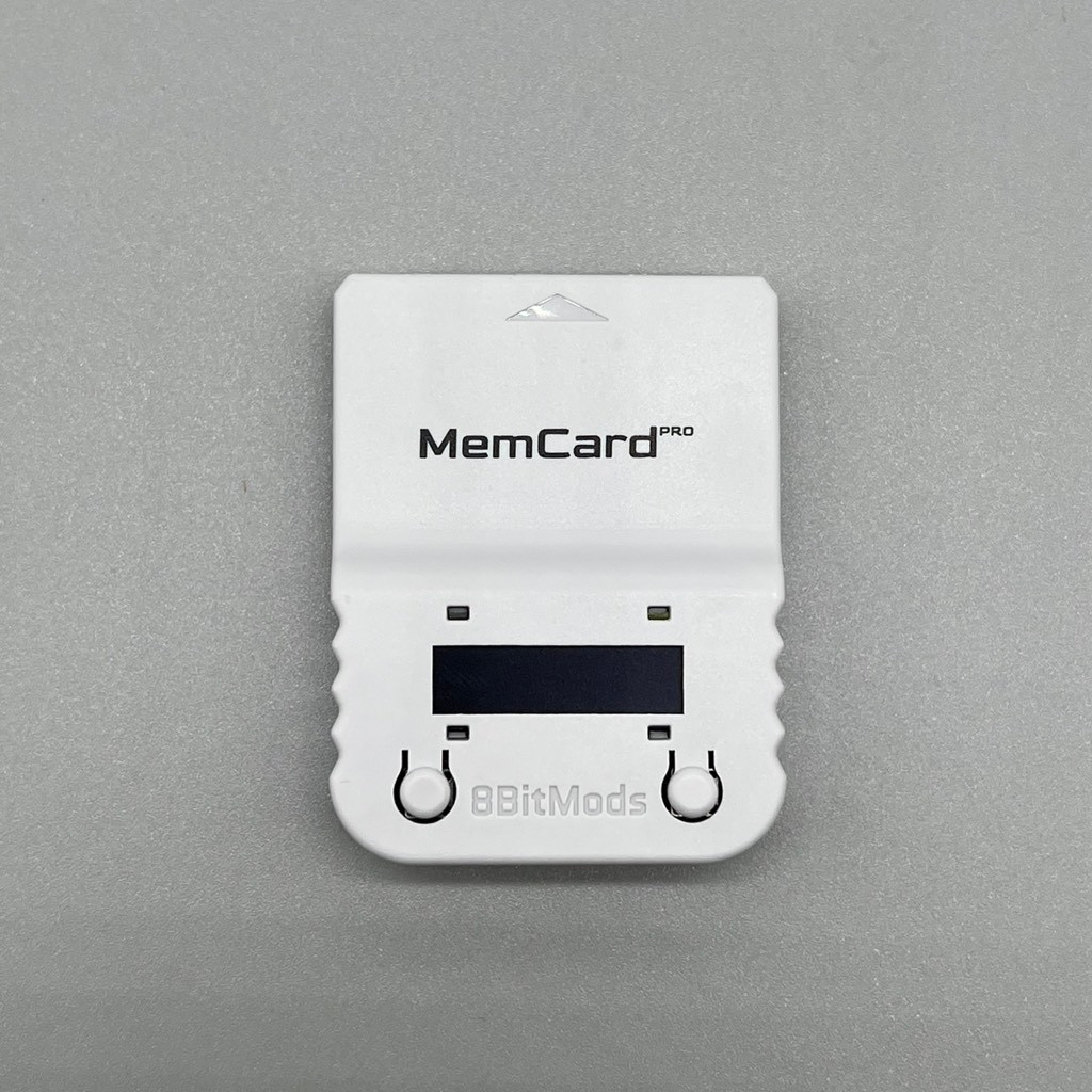 MemCard PRO for PS1 and PS2 (White One)