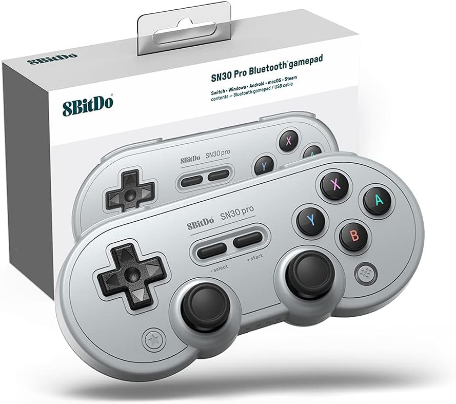 8BitDo SN30 Pro Bluetooth gamepad - Gray edition