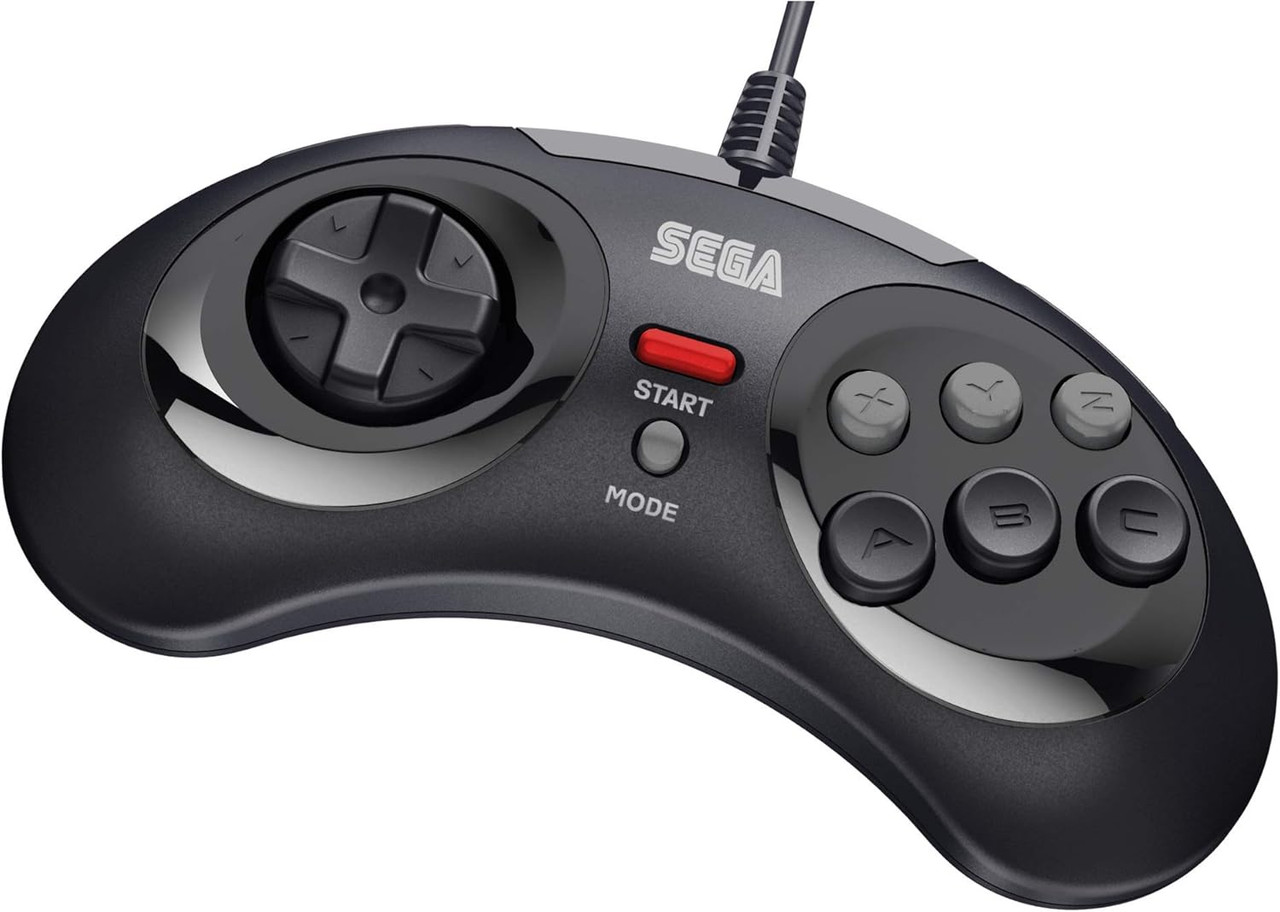 Retro-bit-sega-mega-drive-6-button-pad-black