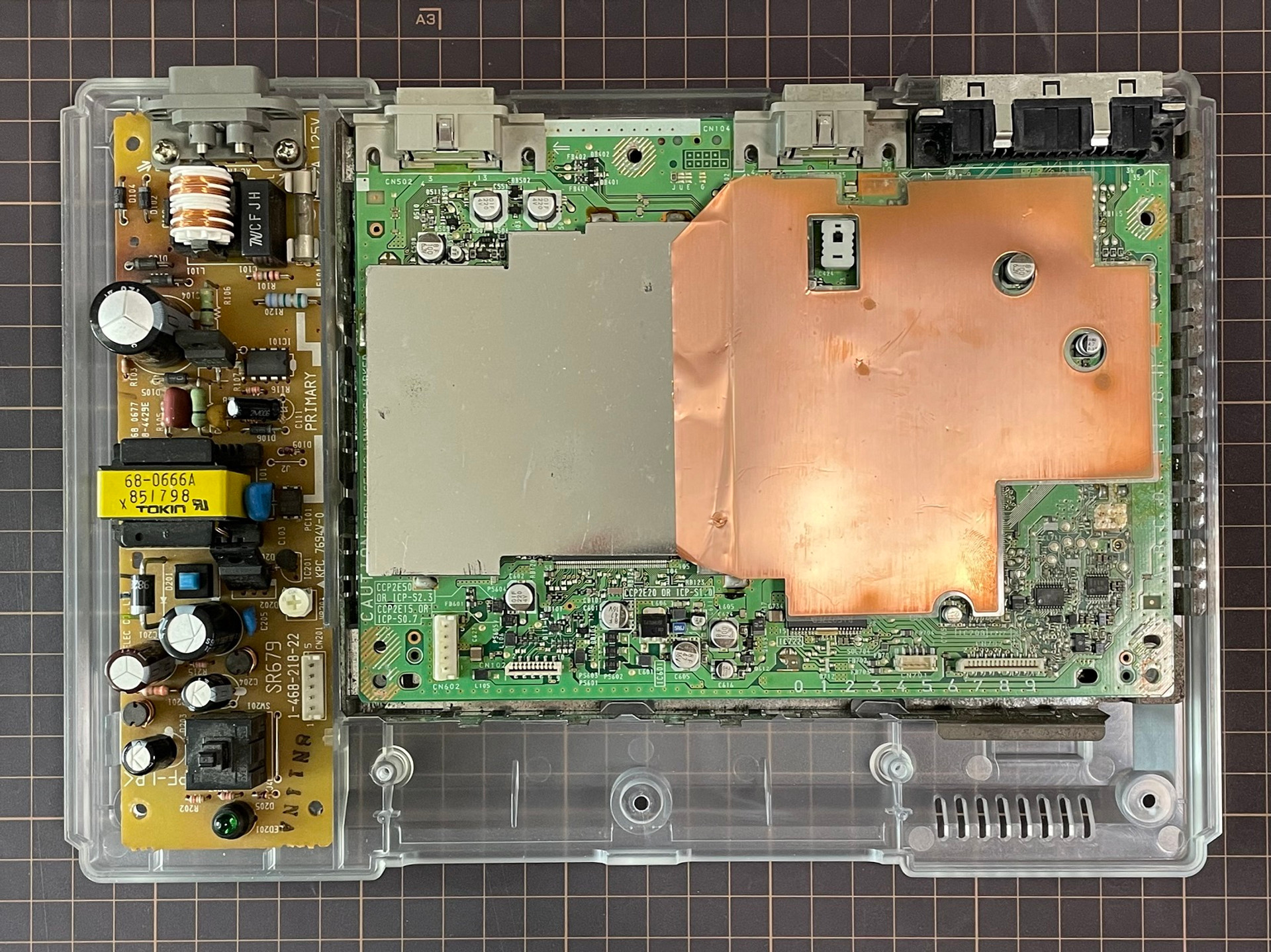 PlayStation 1 Replacement Shell (Transparent White)