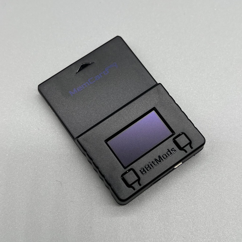 MemCard PRO2 for PS2 and PS1 (Charcoal Black)