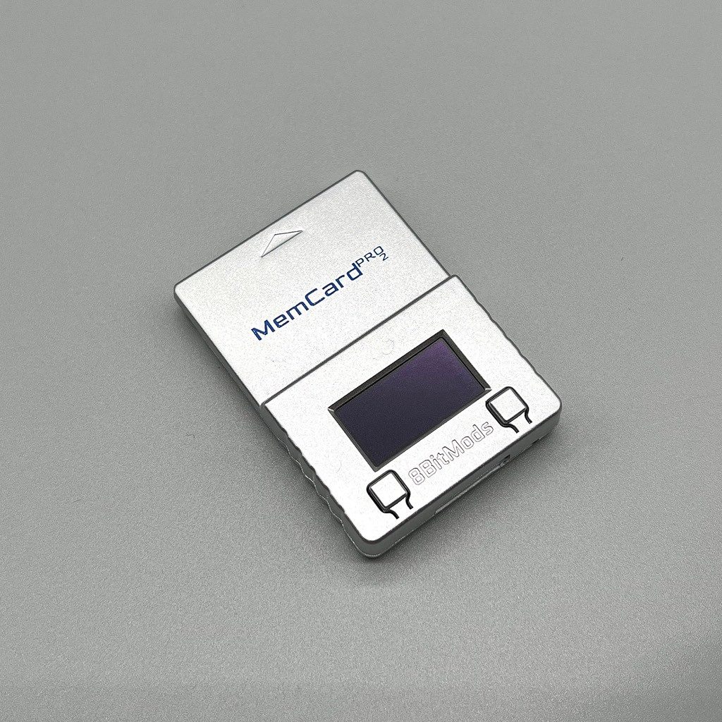 MemCard PRO2 for PS2 and PS1 (Smoke Black)