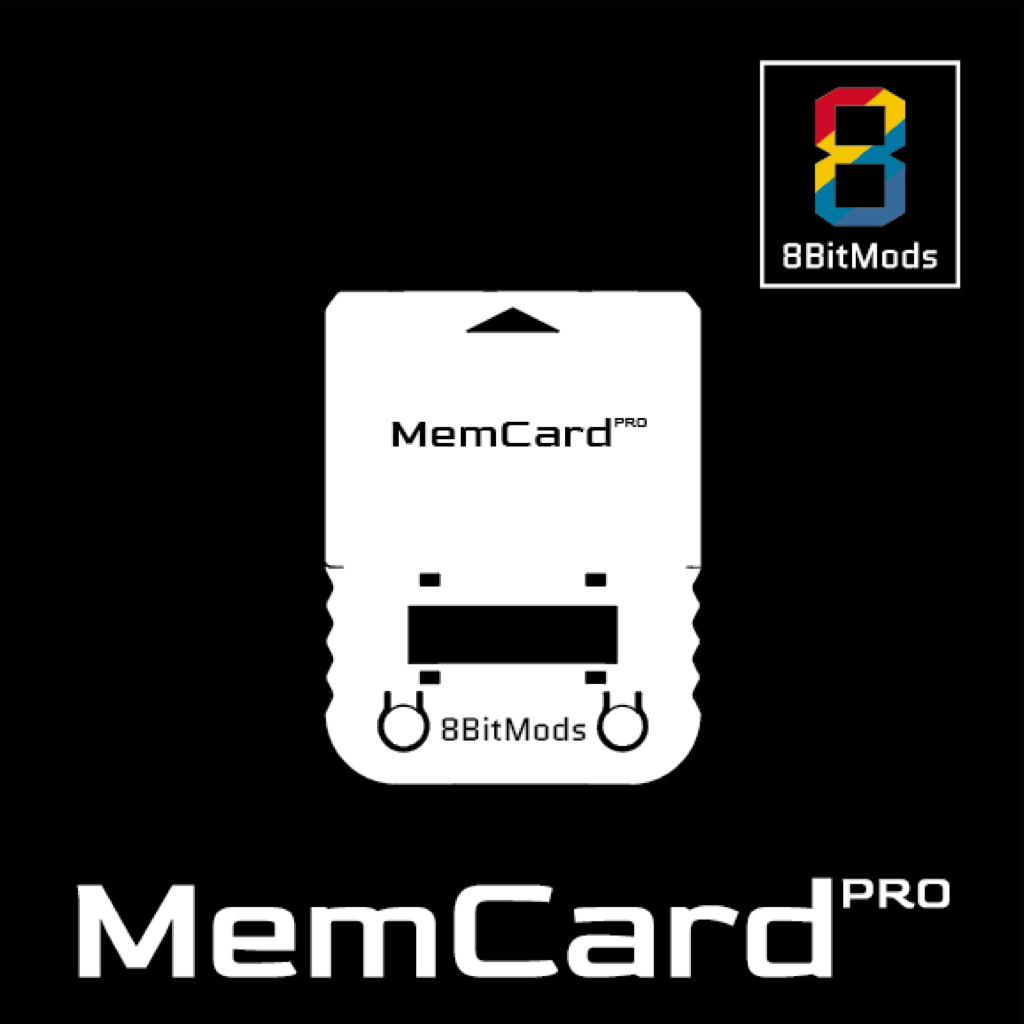 MemCard PRO for PS1 and PS2 (Smoke Black)