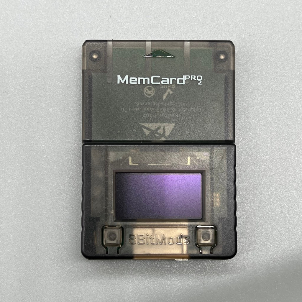 MemCard PRO2 for PS2 and PS1 (Smoke Black)