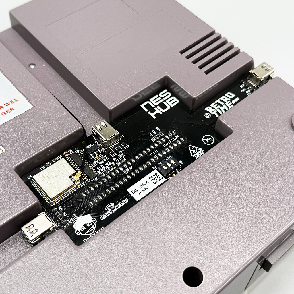 NES Replacement Shell (Transparent Clear)