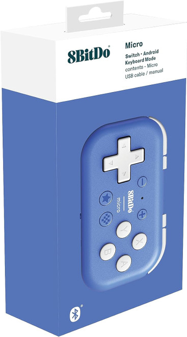 8BitDo Micro Bluetooth Gamepad (Blue)