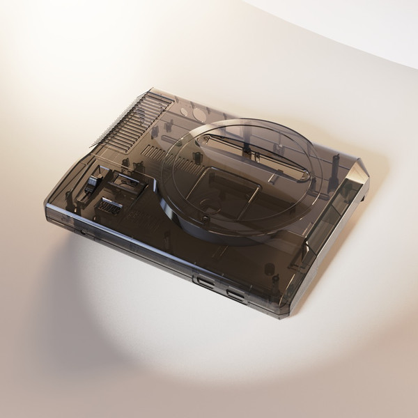 Mega Drive / Genesis Replacement Shell (Clear Transparent)