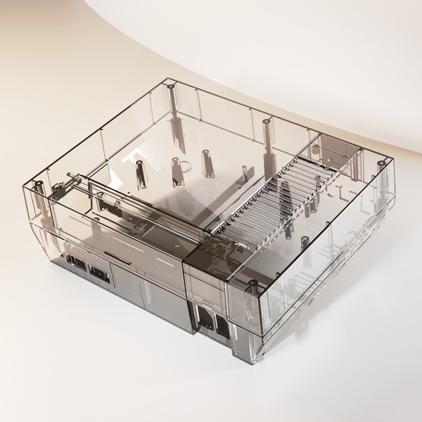 NES Replacement Shell (Transparent Clear)