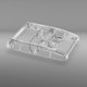 SNES / SFC Replacement Shell (Clear Transparent)