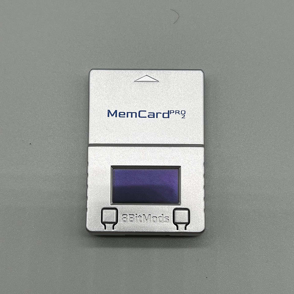 MemCard PRO2 for PS2 and PS1 (Limited Silver)