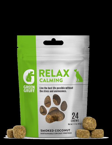 Green Gruff - Dog Supp Relax Calming - Case of 6-24 CT - Phenom Stores