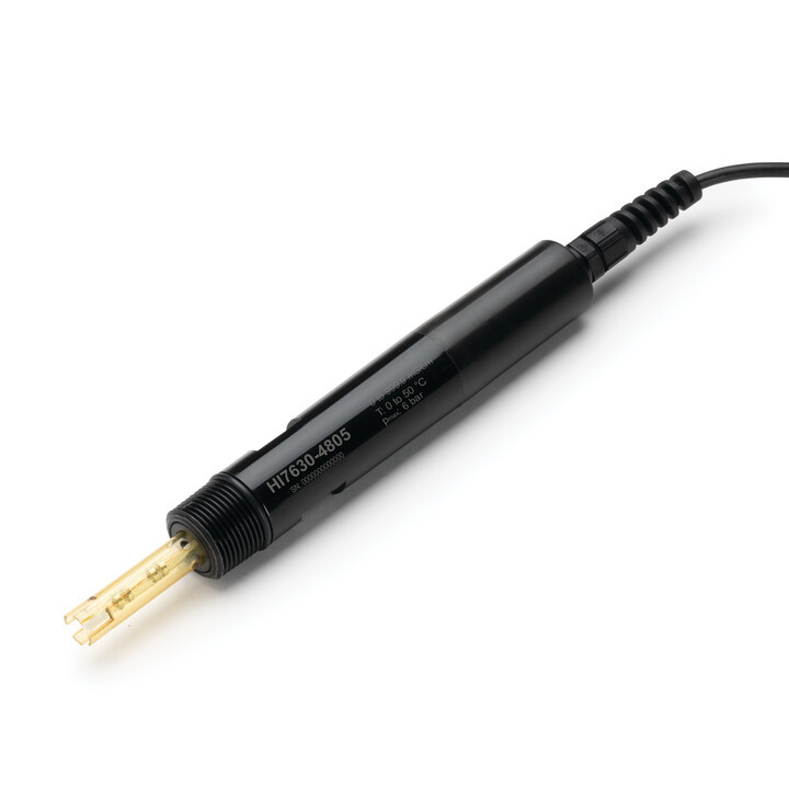 4-ring conductivity, platinum on glass, process smart probe - HI7630-48