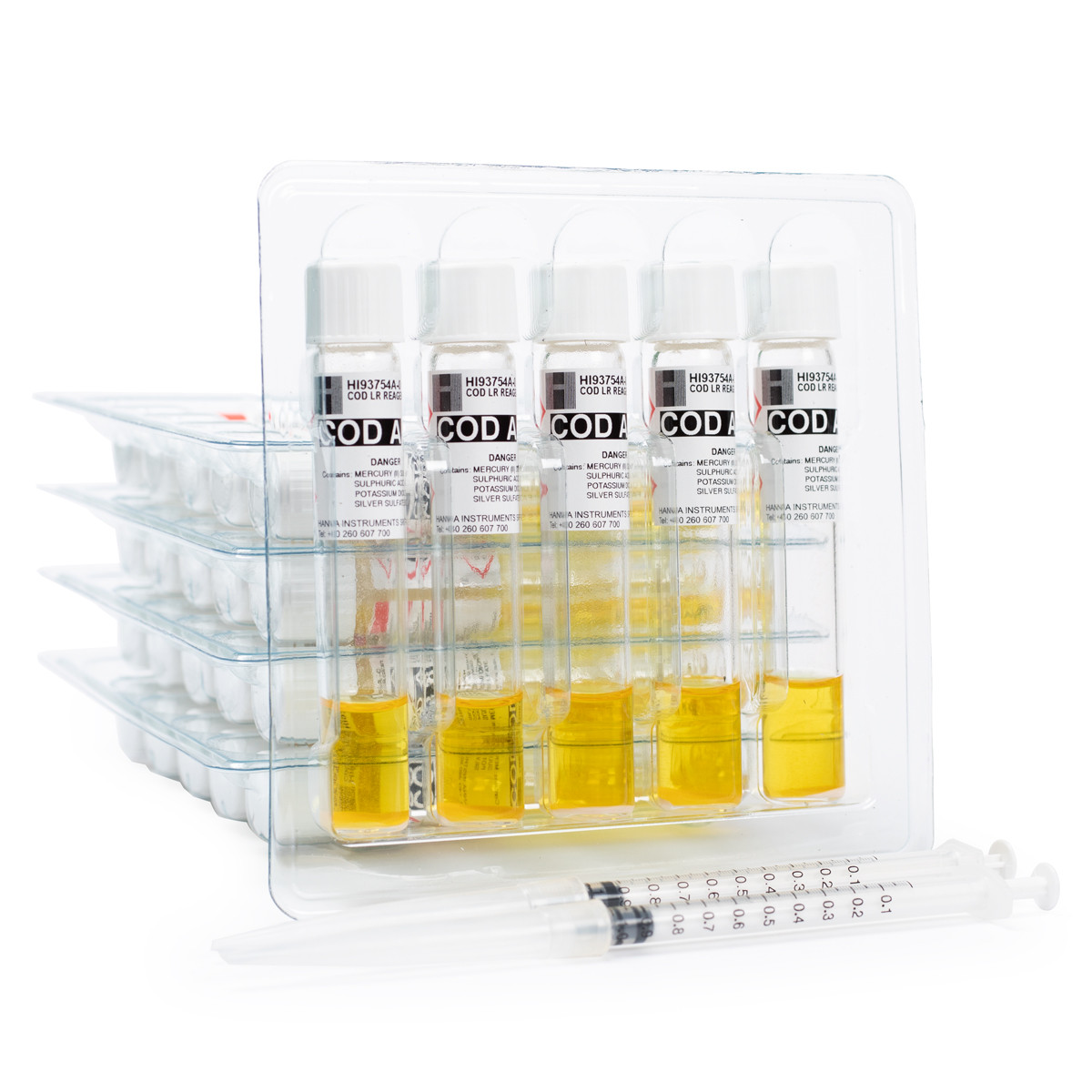 HI93754A-25 COD Low Range Reagent Vials, EPA Method (25 tests)